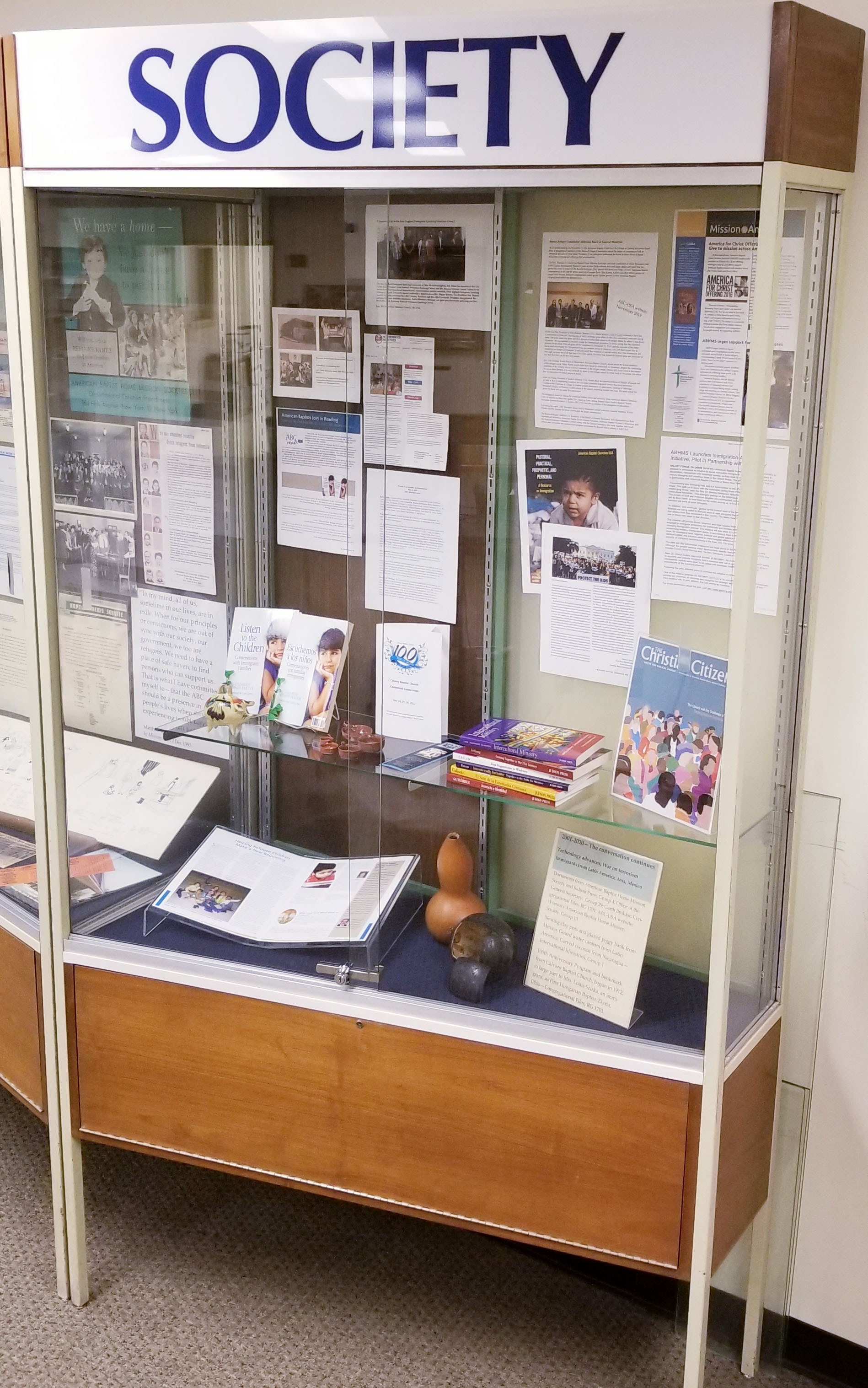 Immigration Display - American Baptist Historical Society